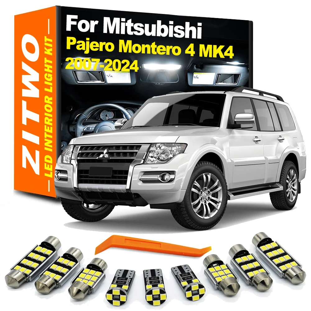 ZITWO-15Pcs-LED-Bulb-Interior-Plate-Light-Kit-For-Mitsubishi-Pajero ...
