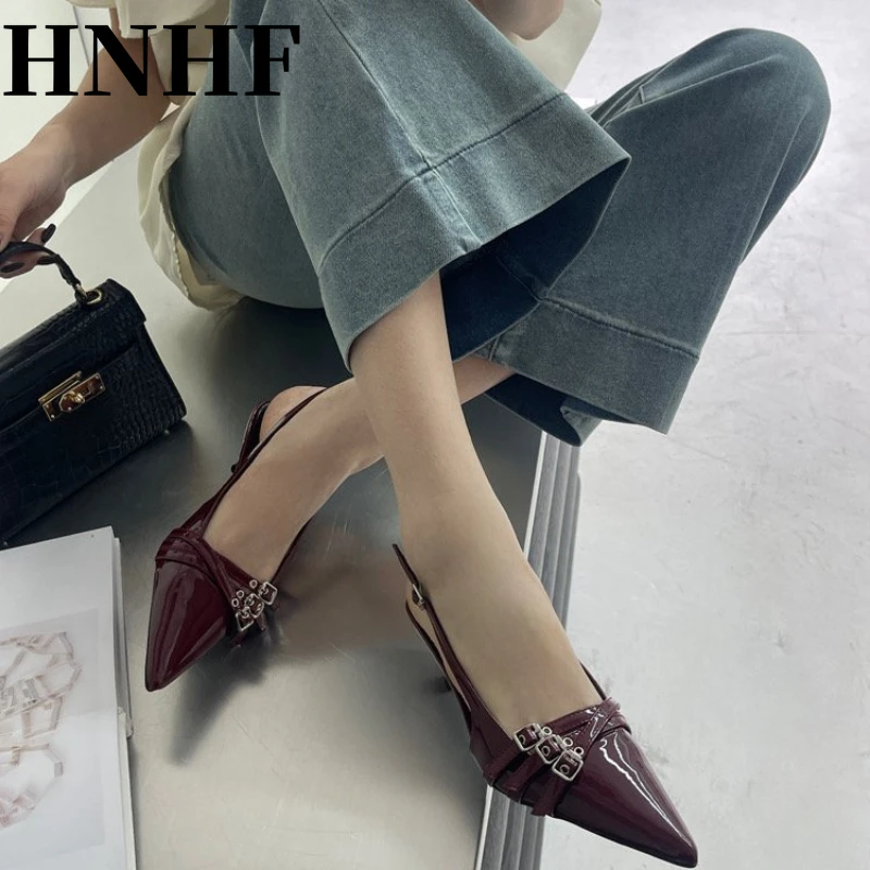 HNHF-Pointy-High-Heels-Women-S-Stiletto-Mary-Jane-Evening-Shoes-Summer ...
