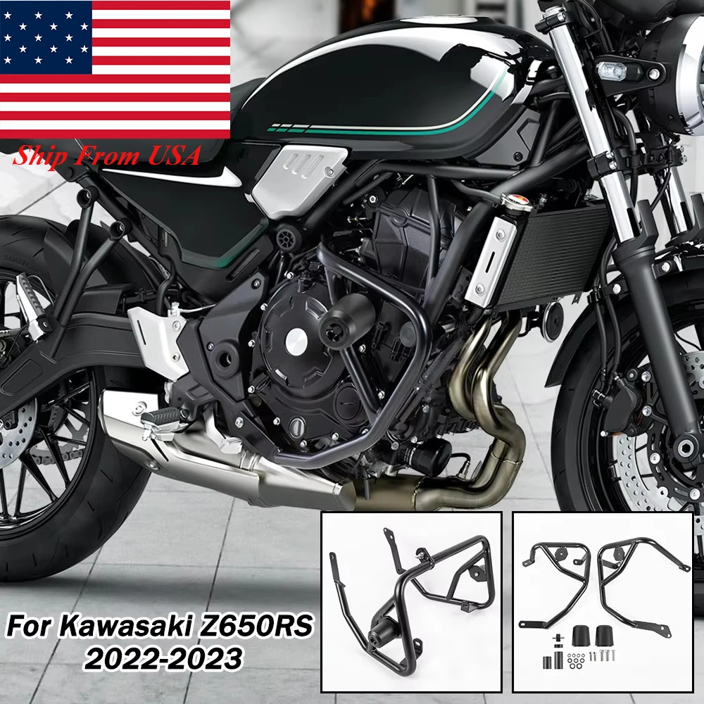 For-Kawasaki-Z650RS-2022-2024-Highway-Engine-Guard-Carsh-Bar-Protector ...