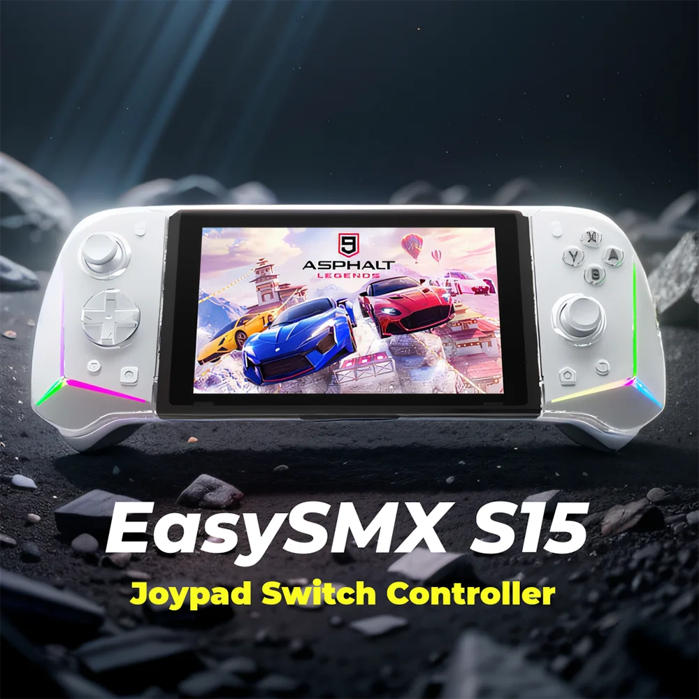 EasySMX-S15-RGB-Joypad-inal-mbrico-para-Nintendo-Switch-OLED-funci-n-macro-programable-joystick ...