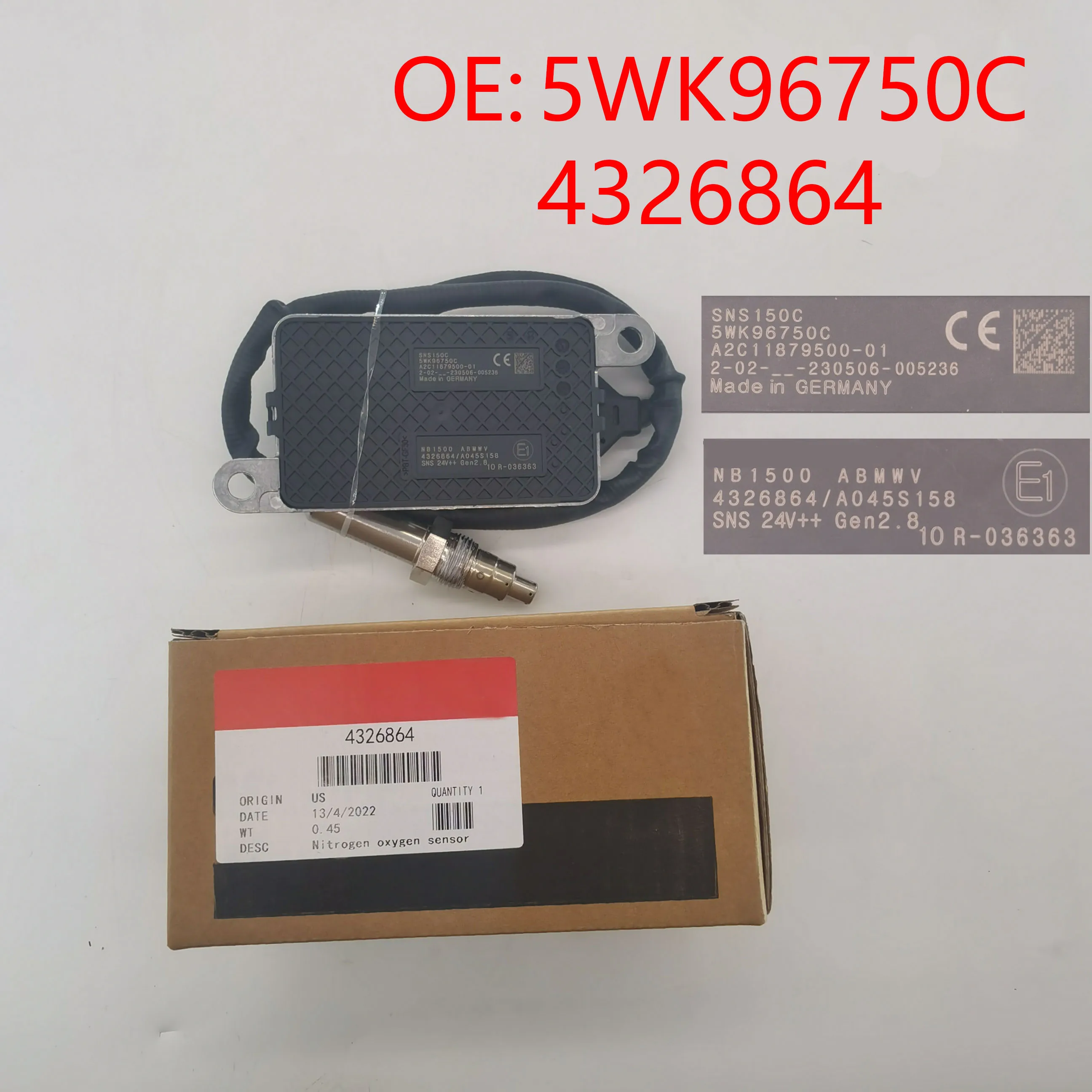 Nitrogen Oxide Sensor | Sensor 5wk96750c | Oxygen Sensor | Nox Sensors ...