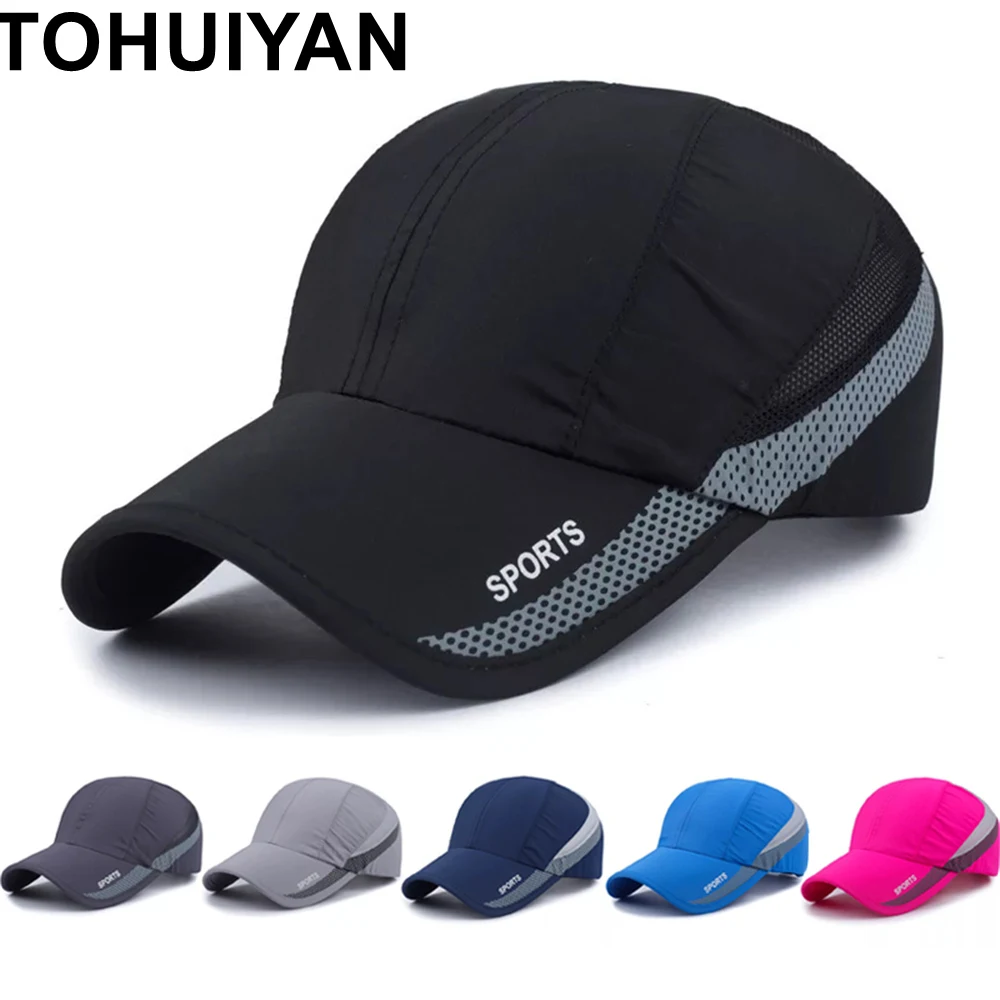 Top Level Sports Cap For Men Summer Breathable Mesh Sun Hat Women ...