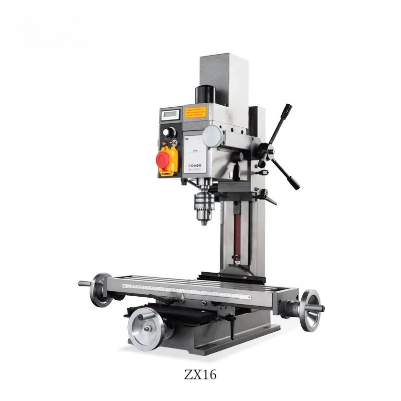 Mini Vertical Milling Lathe Machine ZX16 Mill Drill Machine For DIY And ...