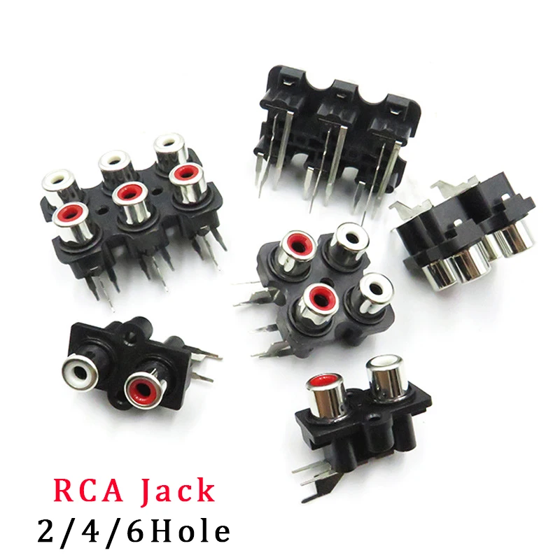 Rca Connector Position Stereo Audio | Rca Connector Female Interface ...