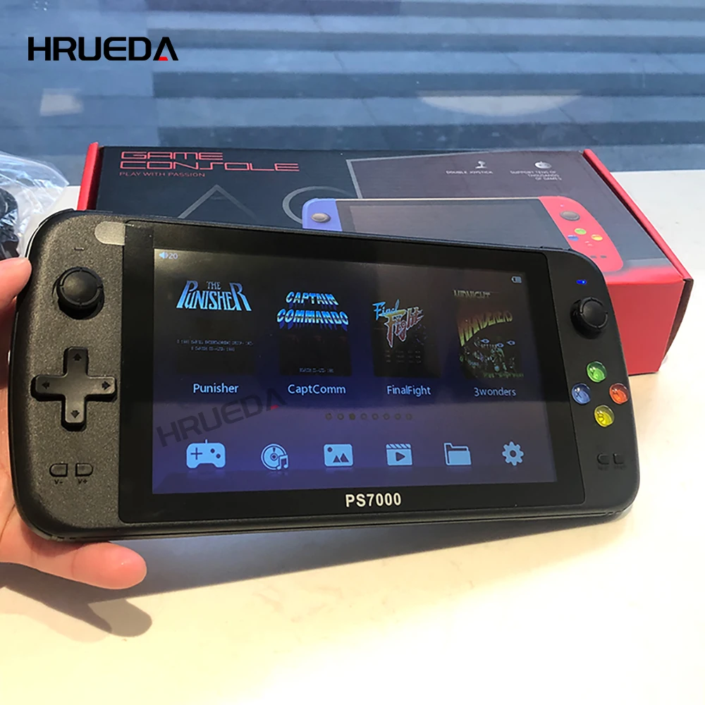 PS7000-Console-de-videogame-port-til-Handheld-Game-Player-7-polegadas ...