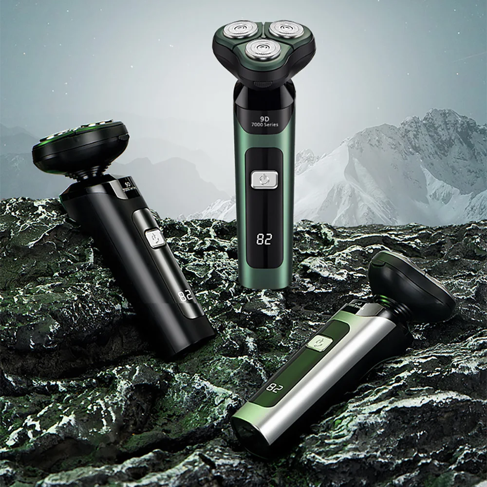 Electric-Shavers-for-Men-Portable-Power-Display-3D-Floating-Blade-Full ...