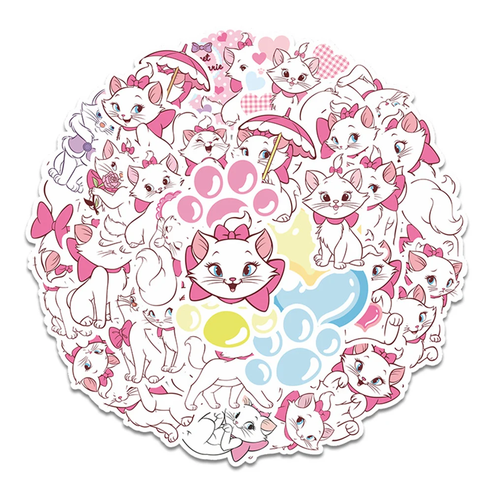10-38pcs-Disney-Marie-Cat-Stickers-Kawaii-Girls-Decoration-decalcomanie ...
