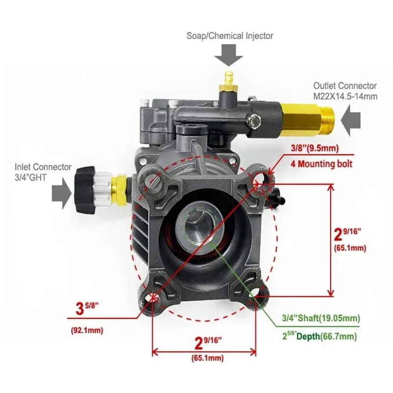High Pressure Cleaning Pump Car Washing Machine Water Pump Cleaning ...