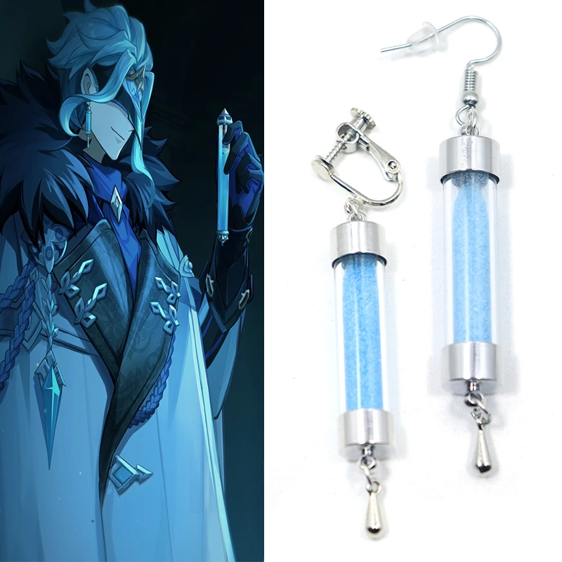 Genshin Impact The Dottore Doctor Earrings Game Jewelry Cosplay Drop ...