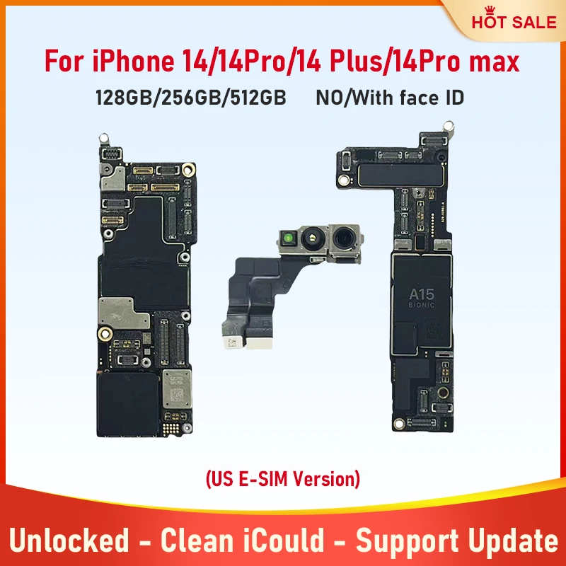 Tested Authentic Mainboard for iPhone 14 Pro Max Motherboard Unlocked ...