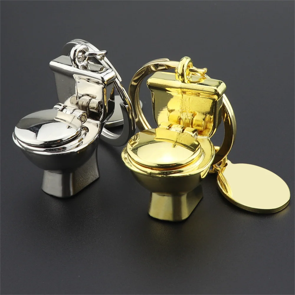 Creative-Simulation-Toilet-Metal-Key-Chain-3D-Mini-Toilet-Seat-Hanging ...