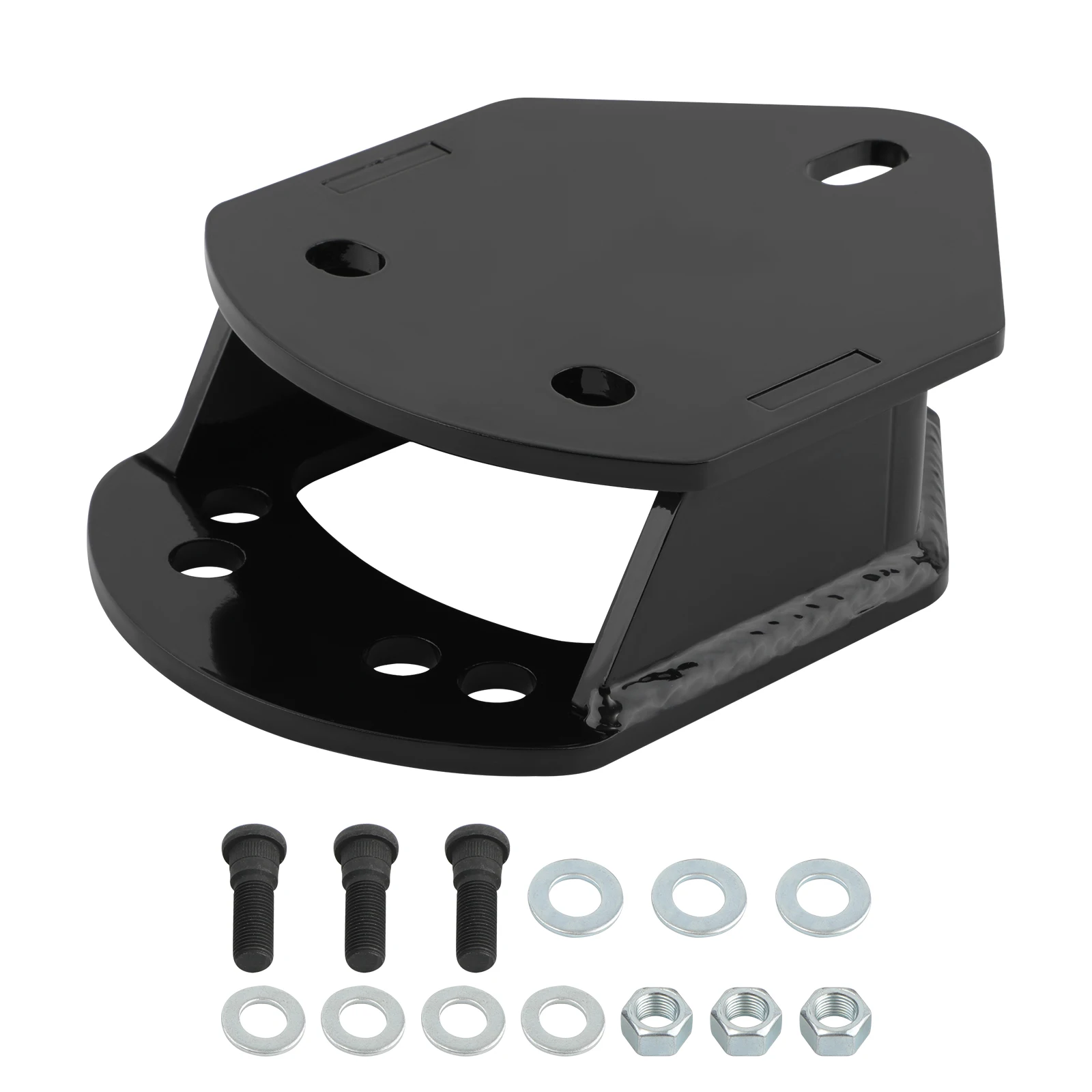 CNC-Steel-Spare-Tire-Carrier-Spacer-Kit-For-Jeep-Wrangler-JK-TJ-YJ-1987 ...