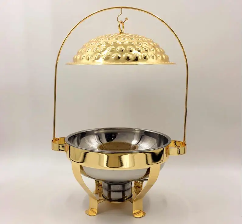 Arabic-restaurant-equipment-deluxe-golden-table-food-warmer-decorative ...