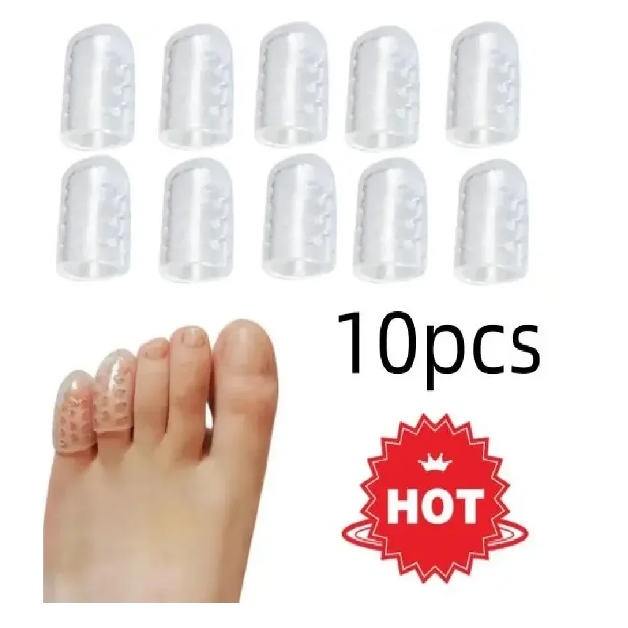 10Pcs-Silicone-Finger-Toe-Cap-Protector-Cover-Thumb-Sleeve-Corn ...