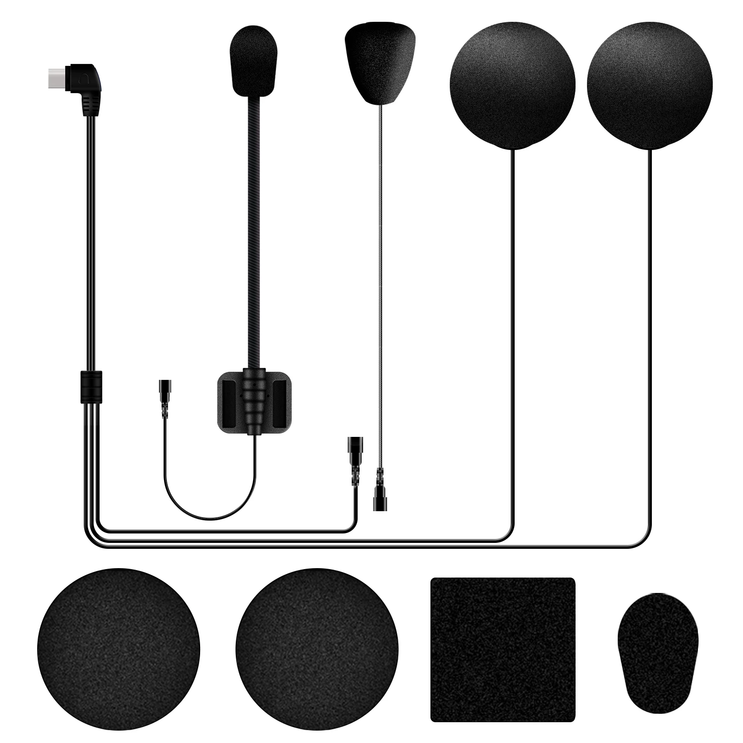 Fodsports earphone headphone with hard and soft mic suit for FX2 ...