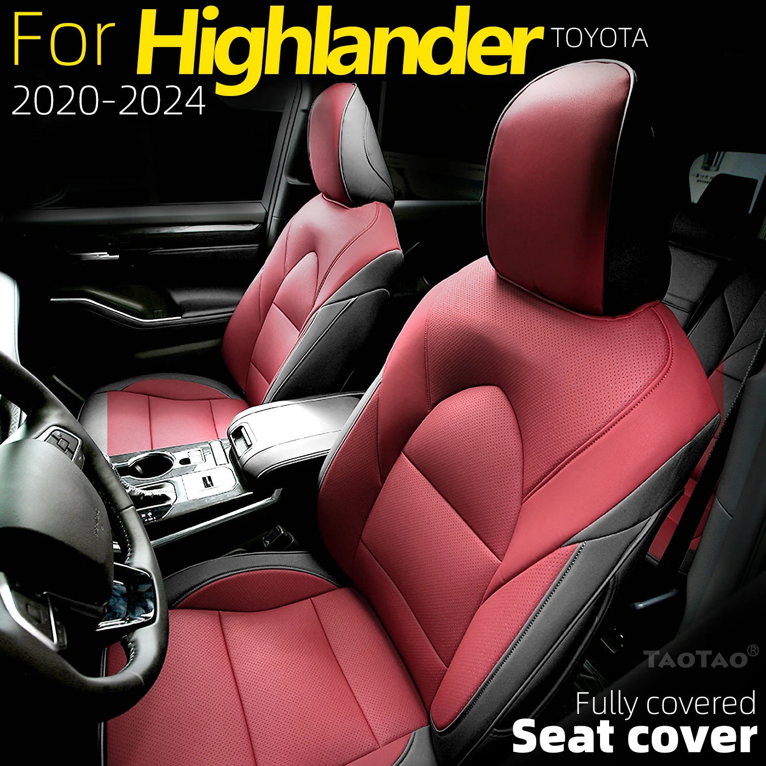 Custom-Fit-Highlander-Car-Seat-Covers-for-Select-Toyota-Highlander-Full ...