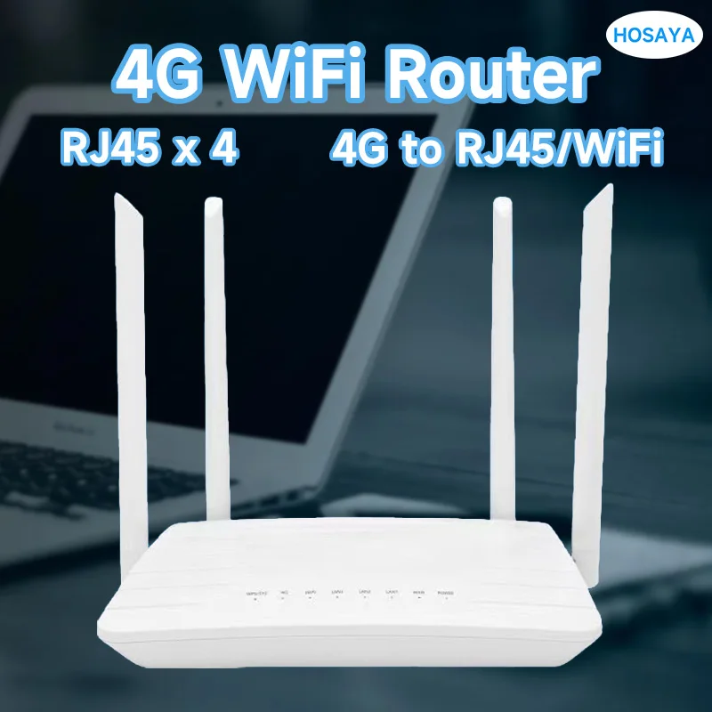 Enrutador-wifi-4G-Tarjeta-SIM-CPE-punto-de-acceso-CAT4-32-usuarios-RJ45 ...