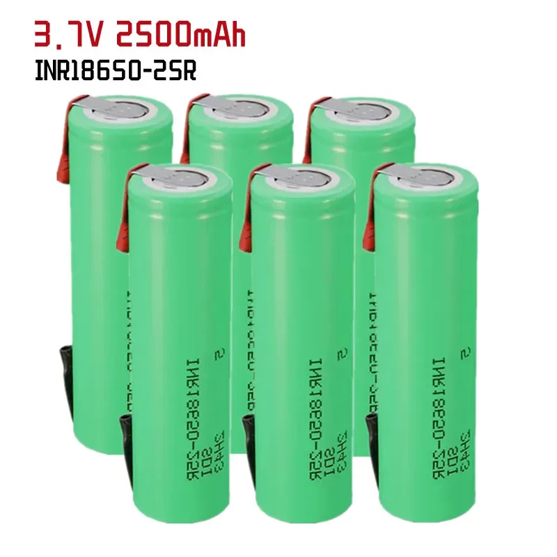 1-20PCS-25R-2500mAh-18650-Lithium-Rechargeable-Battery-INR18650-25-R-M ...