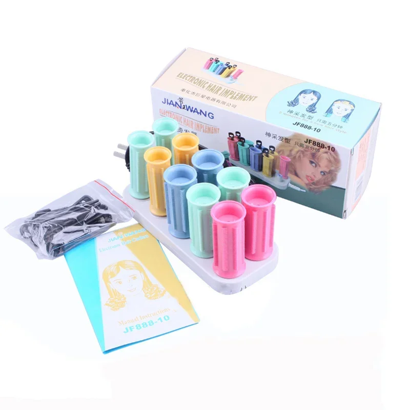Electronic Perm Electric Curling Cylinder Hair Curlers Set Hair Sticks ...