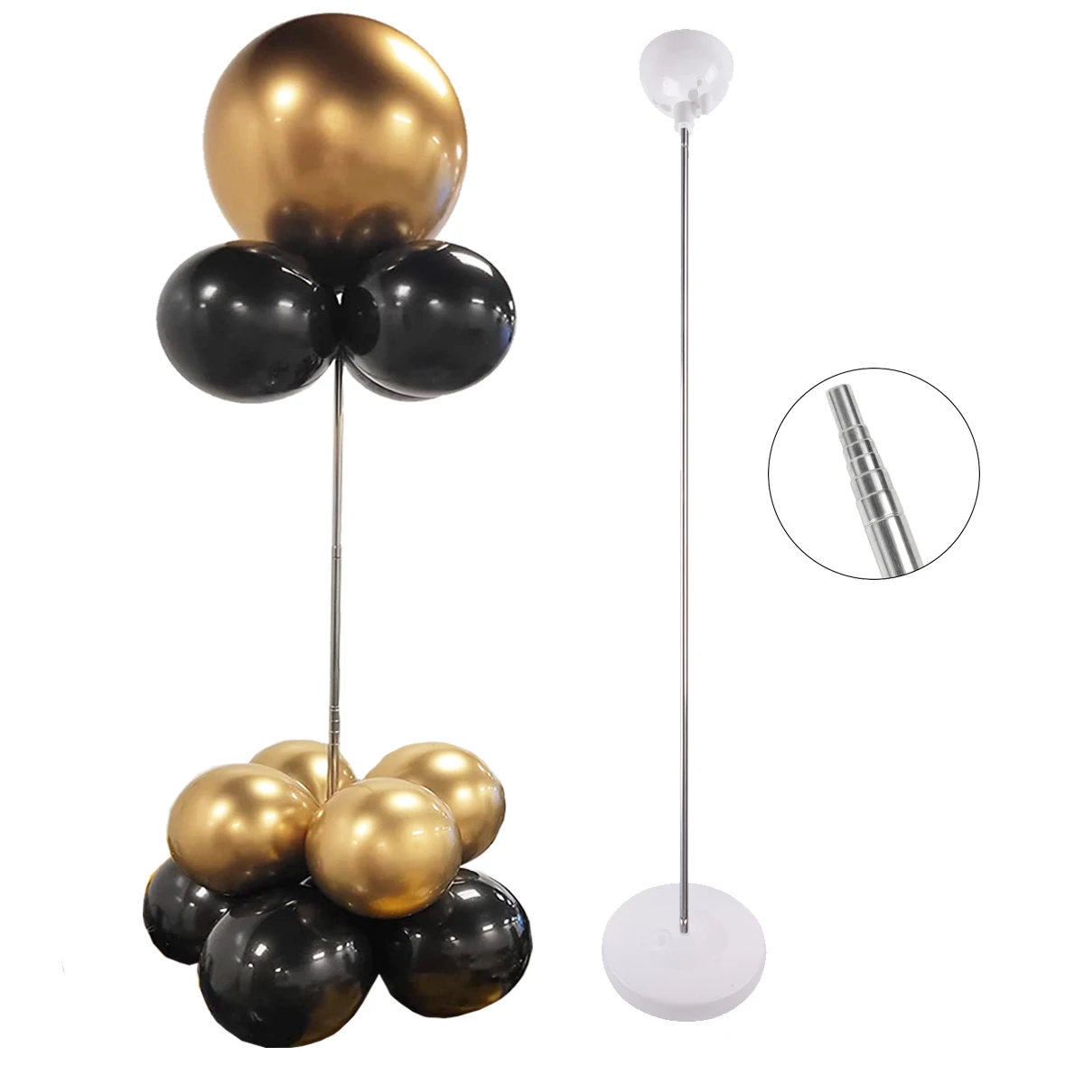 50-120cm-Scalable-Balloon-Column-Stand-Kit-Adjustable-giant-Balloons ...