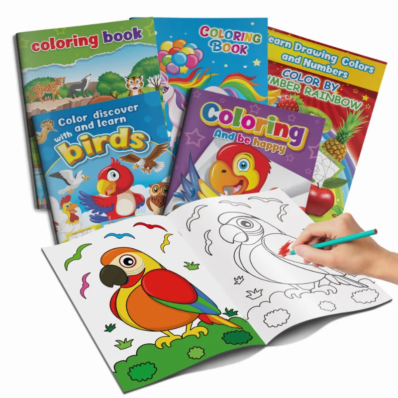 Early Educational Coloring Books for Kids, Montessori Toys for Children ...