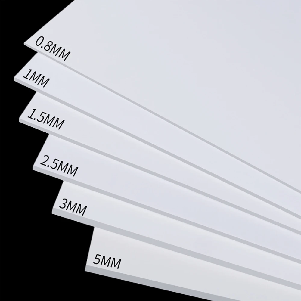 1-2-3Pcs-White-ABS-Plastic-Board-Model-Sheet-Material-For-DIY-Model ...