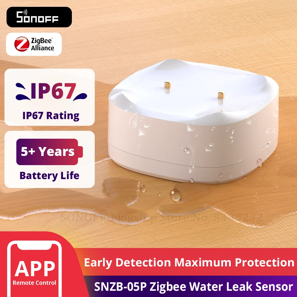 SONOFF-SNZB-05P-Zigbee-3-0-Water-Leak-Sensor-Leaking-and-Dripping ...