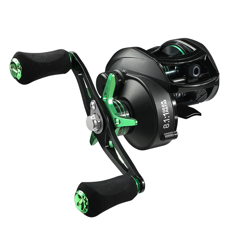 Fishing Reel Casting Baitcasting Reel Pesca 8.1:1 2000 Series Deep ...