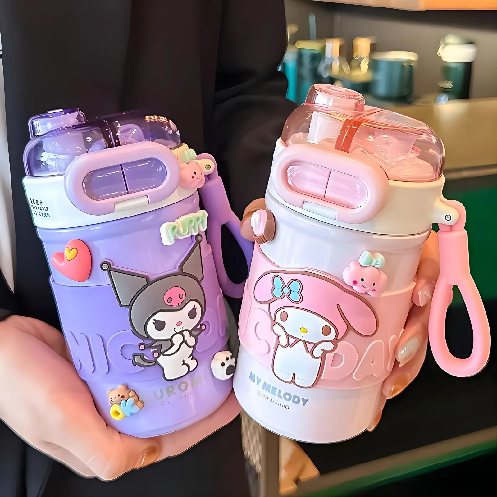 430ML-Kawaii-Sanrios-Cinnamoroll-Stainless-Steel-316-Thermos-Kawaii-Kuromi-Cinnamoroll-Melody ...