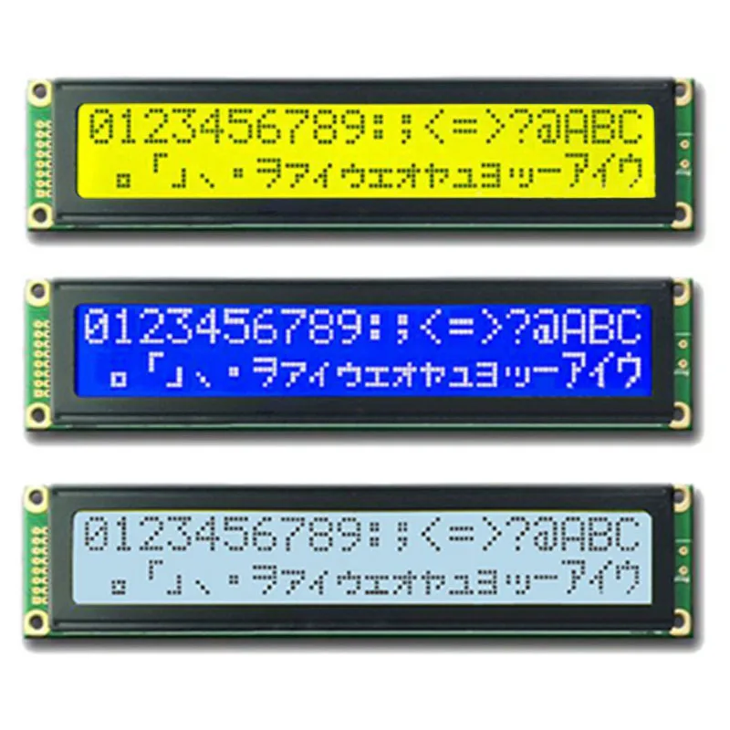 Large Bigger 16P LCD2002 20X2 2002B LCD Display Module Blue Yellow Gray ...
