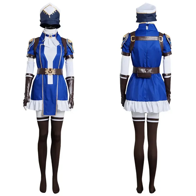 Arcane-Game-Caitlyn-The-Sheriff-Of-Piltover-Cosplay-Costume-Outfits ...