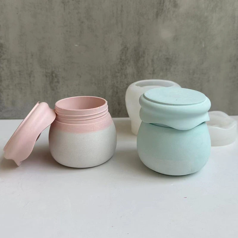 Silicone Mold Storage Pudding | Silicone Jewelry Storage Box - Round ...