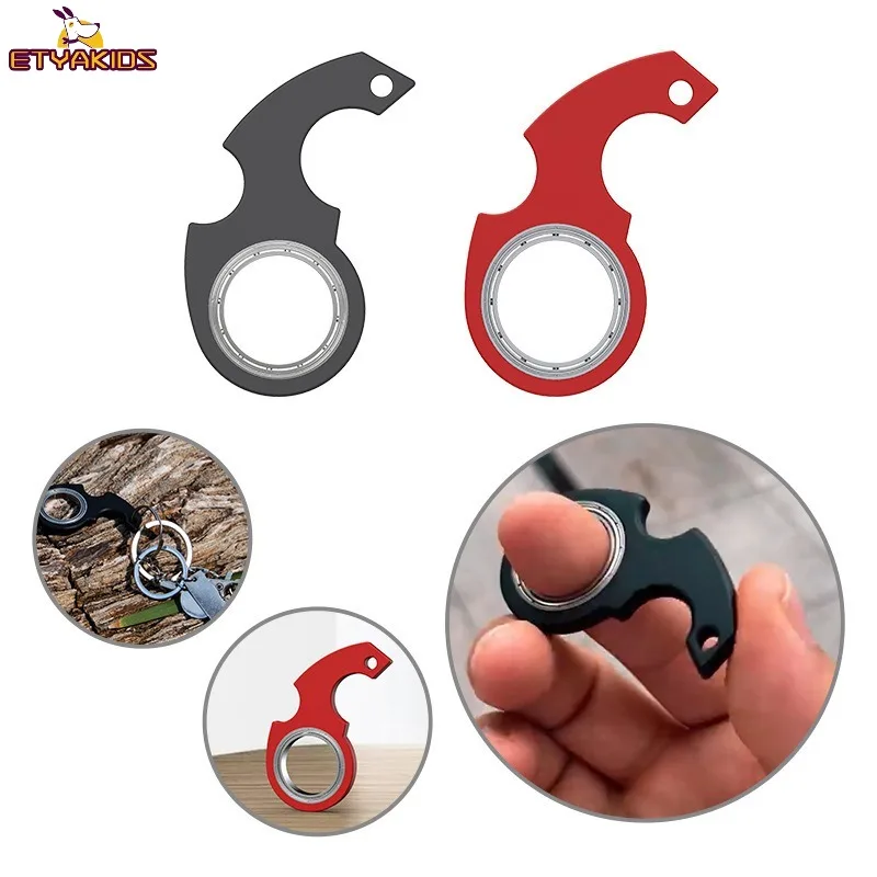 New-Spinner-Stress-Relieving-Toys-Keychain-Metal-Idget-Toy-Kid ...