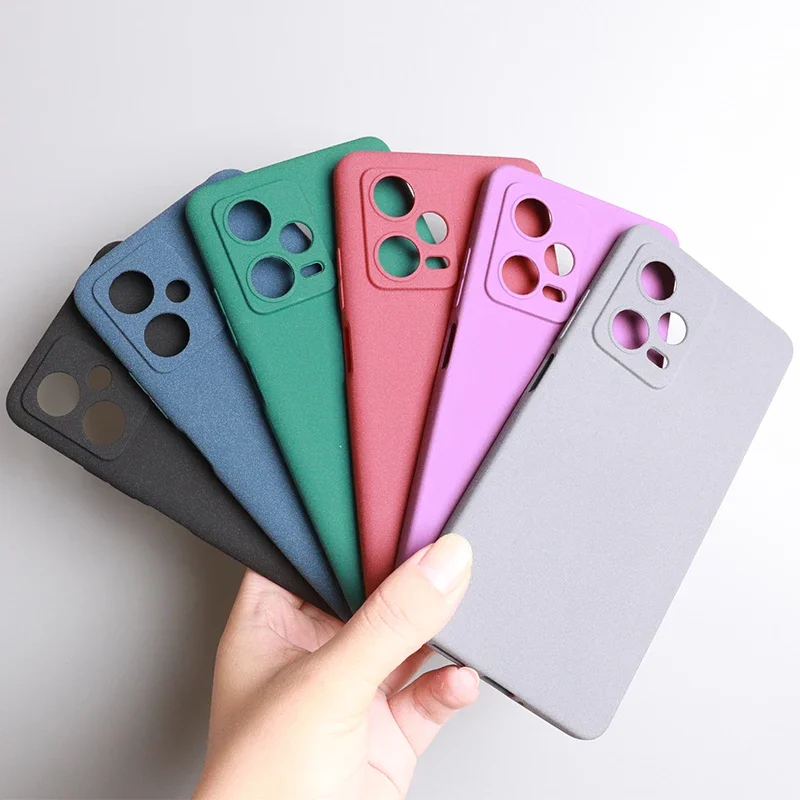 for Xiaomi POCO X6 X5 Pro F5 5G M6 C65 Case Sand Matte Soft Silicone ...