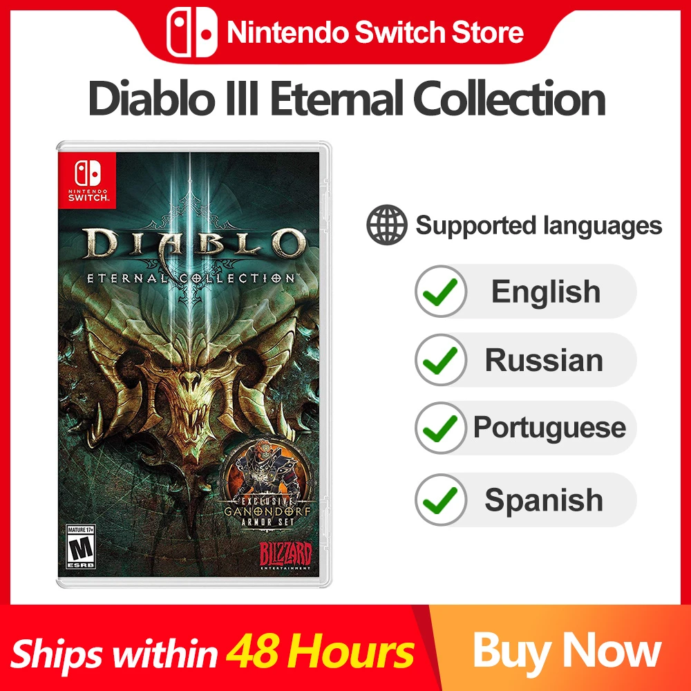 Diablo : Eternal Collection Nintendo Switch Games Support Multiplayer ...