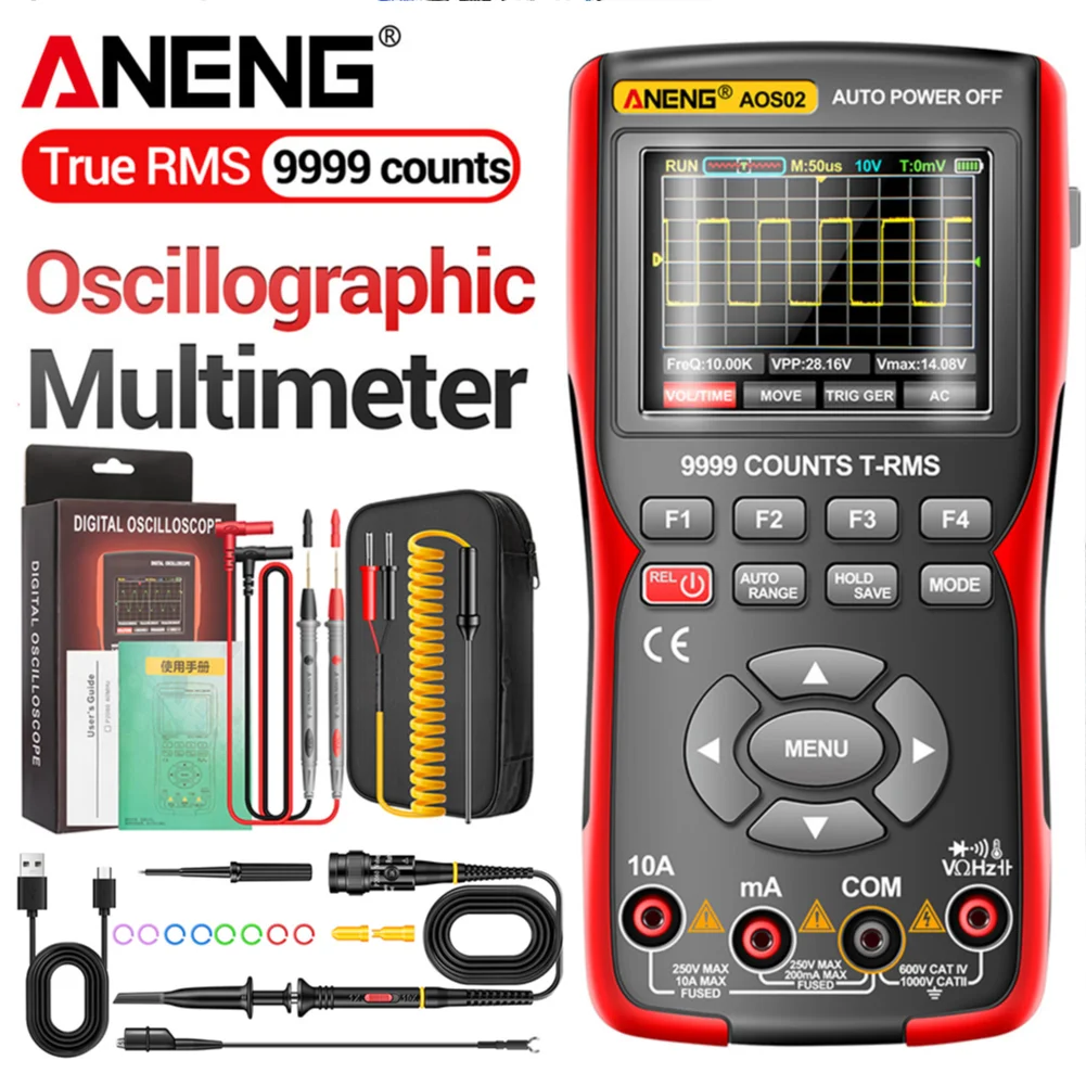 ANENG-Oscilosc-pio-Digital-Profissional-Mult-metro-de-Teste-Transistor ...