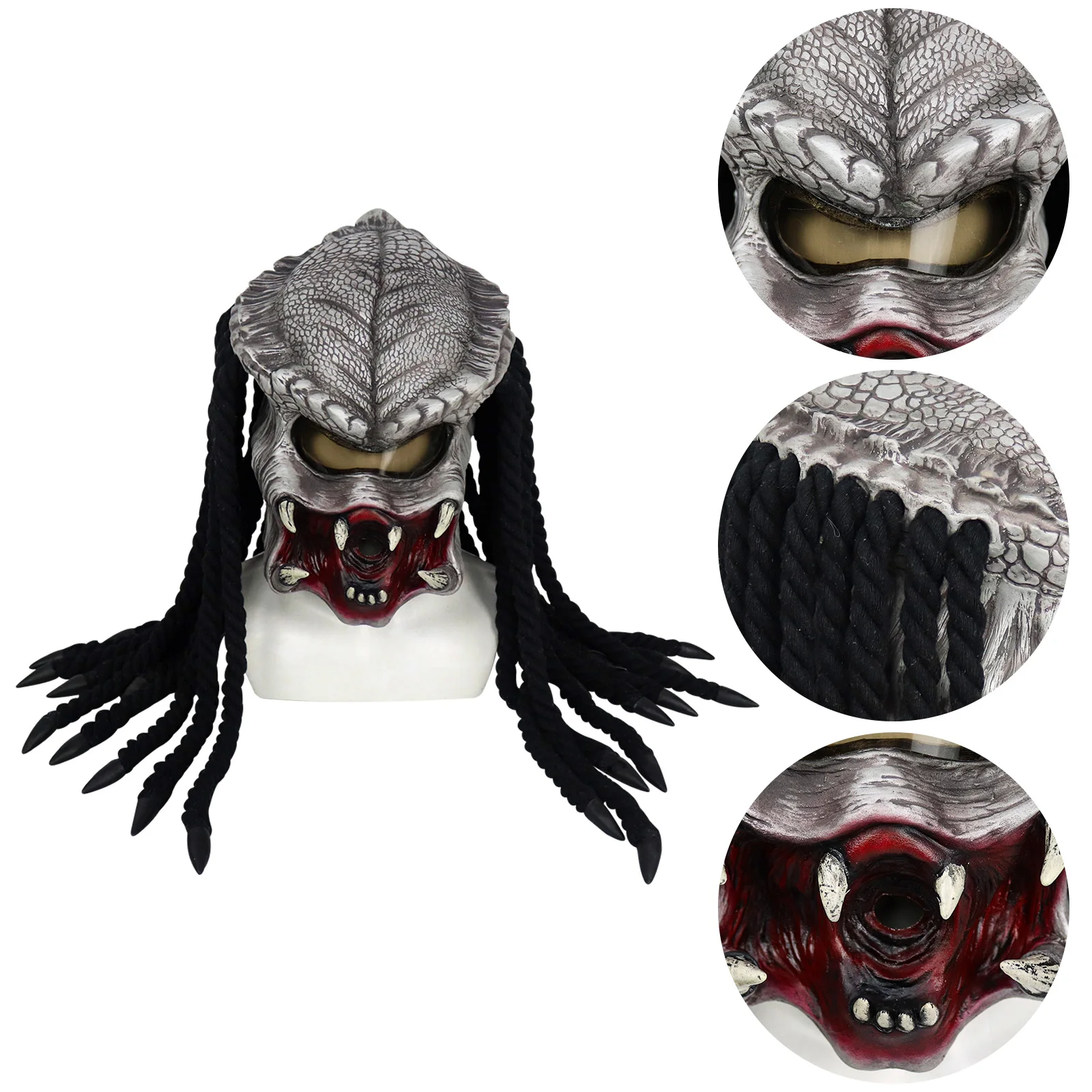 Movie-Alien-vs-Predator-Mask-Horrific-Monster-Masks-Halloween-Cosplay ...