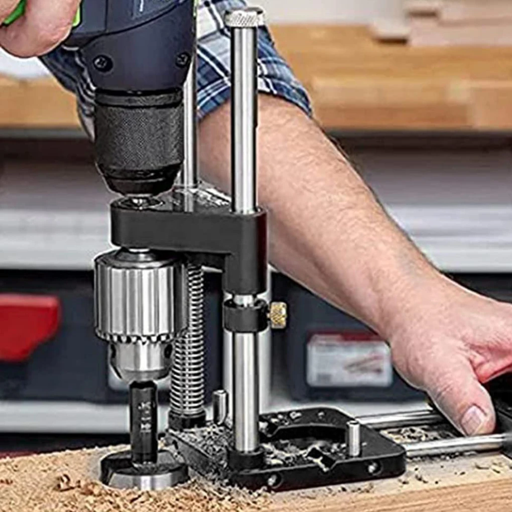 Woodworking-Locator-Portable-Drilling-Tool-Adjustable-Wood-Hole-Drill ...