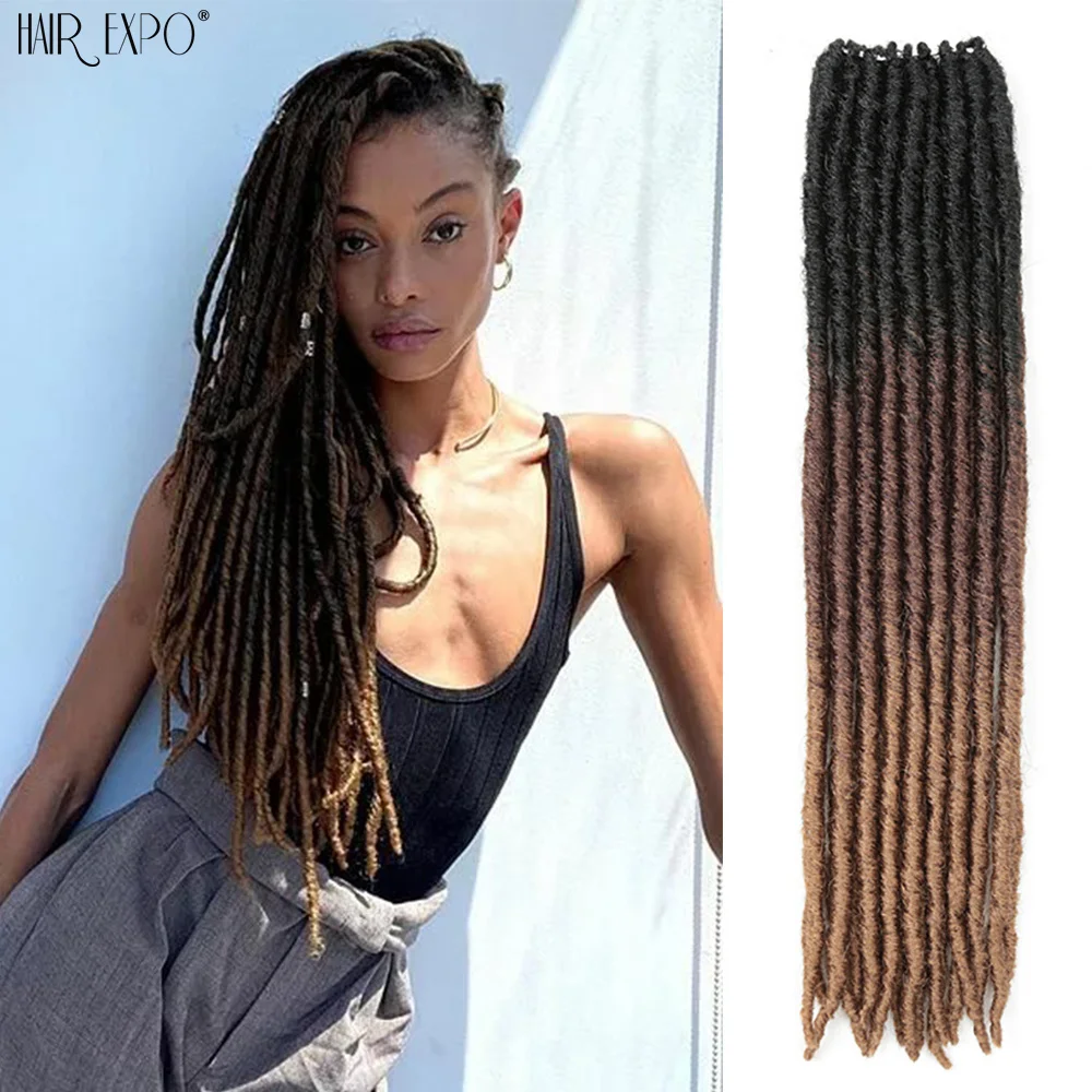 18Inch-Synthetic-Faux-Locs-Crochet-Braids-Hair-Nature-Soft-Dreadlocks ...