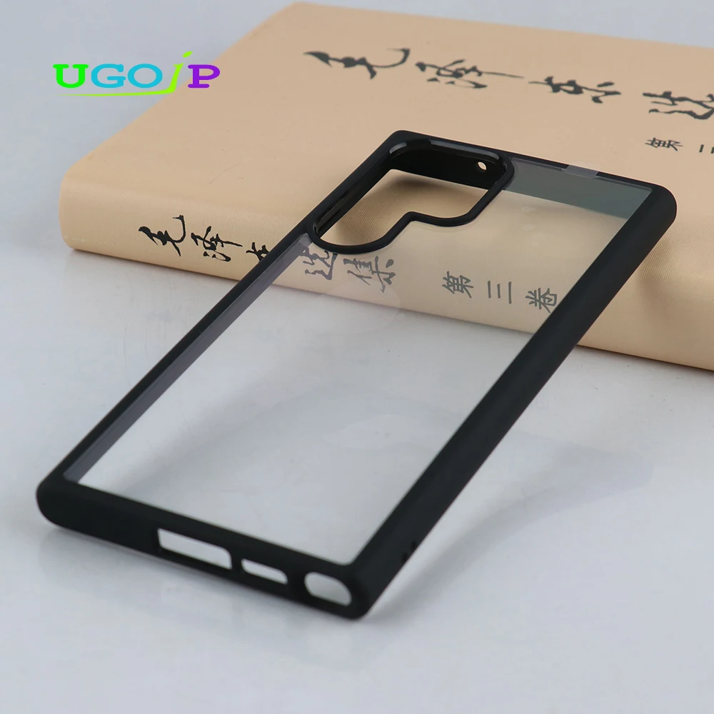 UGOJP-Phone-Case-For-Samsung-Galaxy-S23-Ultra-Transparent-TPU-Frame ...