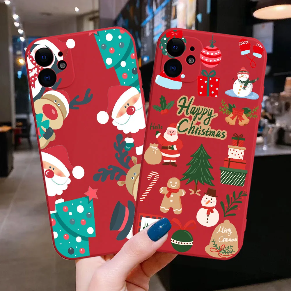 Merry-Christmas-Phone-Case-For-iPhone-11-12-13-14-Pro-Max-2022-Mini-X ...