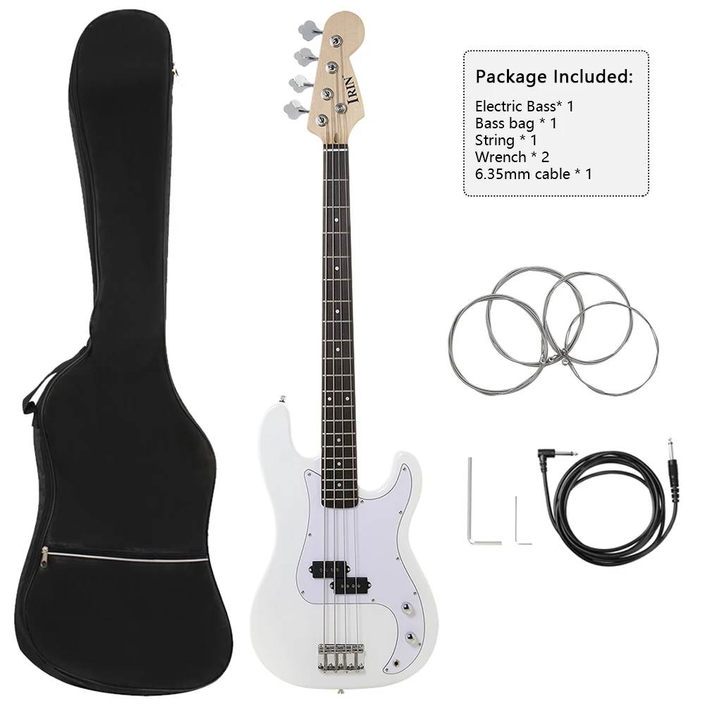 Irin Electric Bass Guitar 20 Frets 4 Strings Basswood Bass Guitar ...
