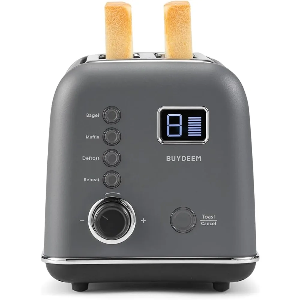 Motorized-Toaster-2-Slice-Smart-Digital-Leverless-Toaster-with-LCD ...