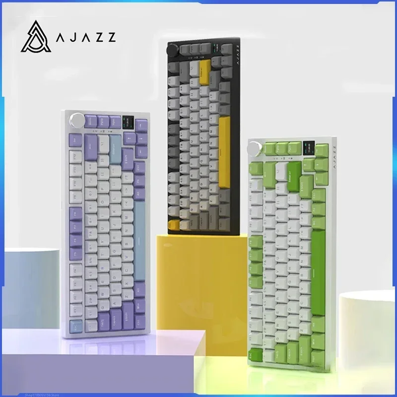 Ajazz-Ak820-Professional-Mechanical-Keyboard-Tft-Screen-Multifunctional ...