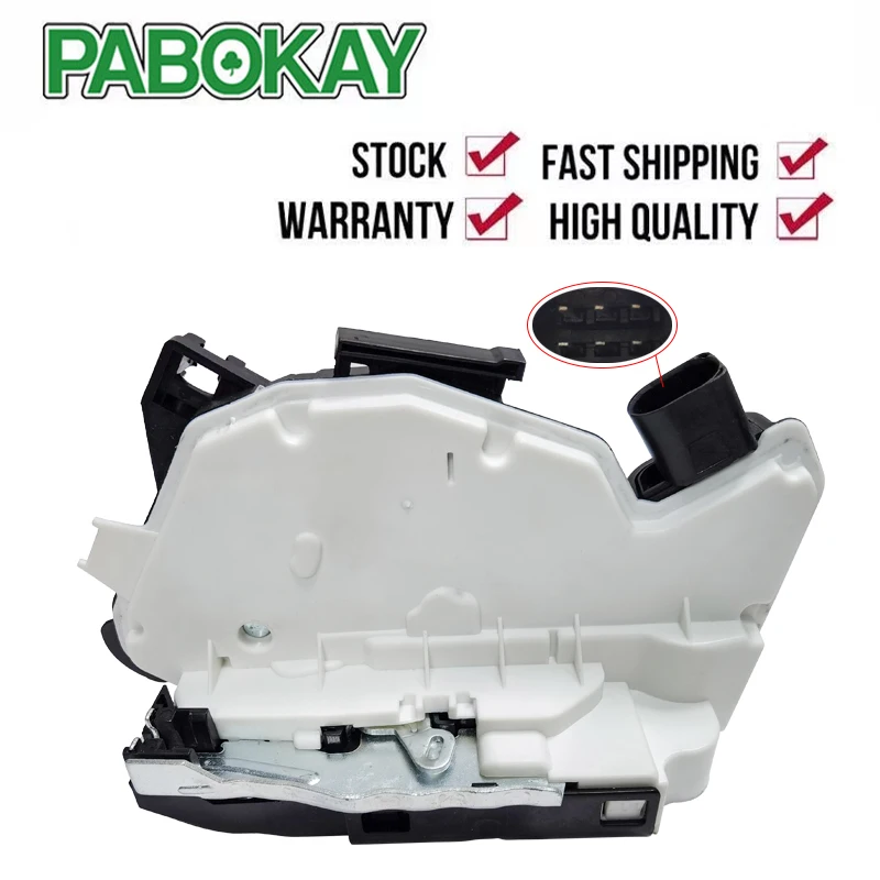 Rear Left Door Lock Actuator For Amarok Scirocco Tiguan Up Passat Cc ...