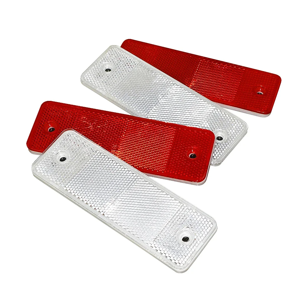 2pcs-Bike-Truck-Trailer-Rectangle-Plastic-Reflective-Warning-Plate-Car ...