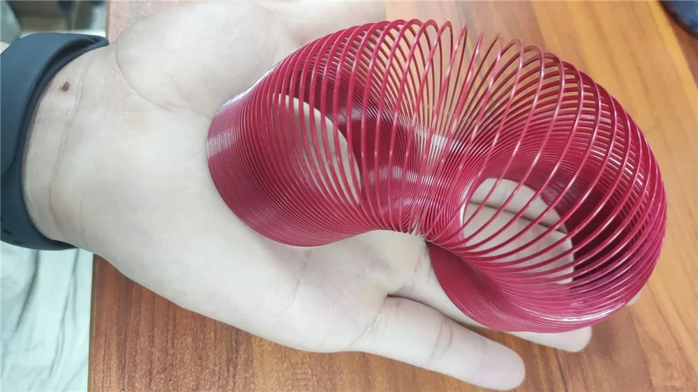 52X52 Mm -Es Piros Slinkys Kompressziós Tavaszi Nosztalgikus Tudományos ...