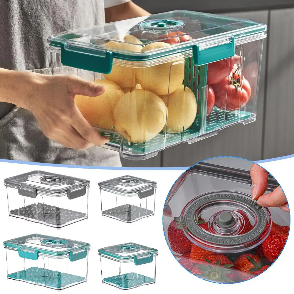 Caixa-transparente-do-armazenamento-do-alimento-Frasco-do-refrigerador ...