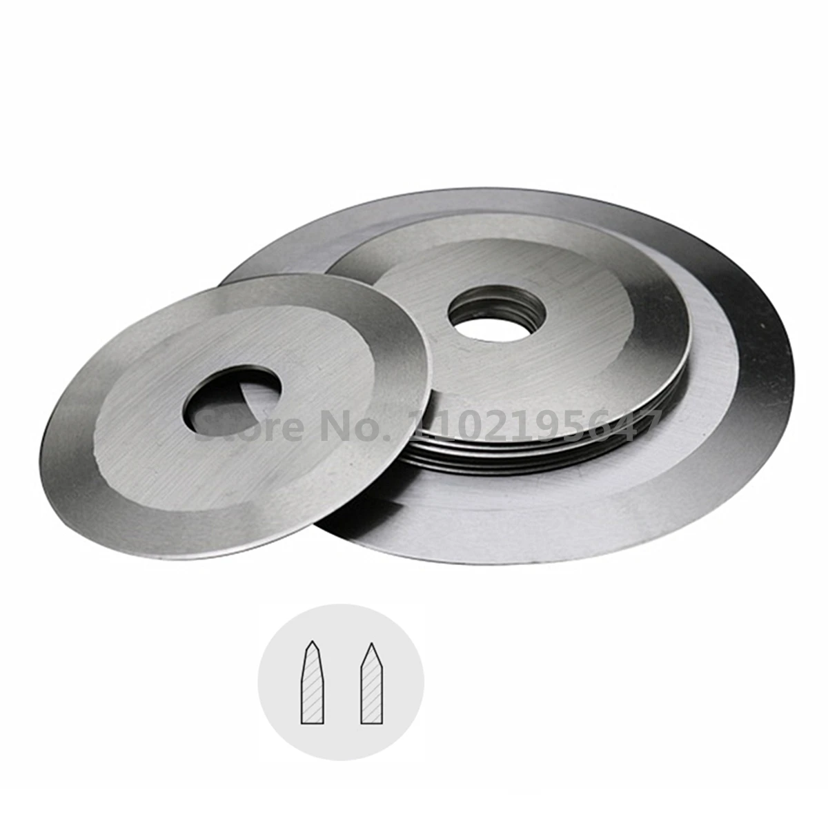 10-Pcs-Slitting-Round-Blade-45-150mm-Flat-Circular-Knife-Double-Sides ...