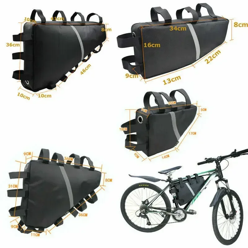 Mountain-Bike-Triangle-Tube-Frame-Bag-Battery-Storage-36V-48V-hanging ...